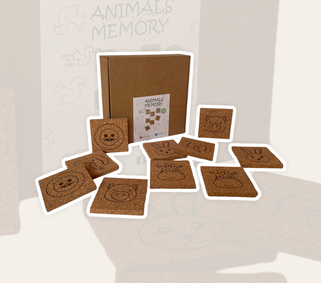 Animals memory – Cork 'N' Play